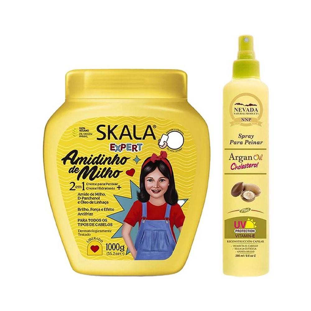 Máscara capilar Skala Amidinho de Milho + Spray Argán - Oechsle