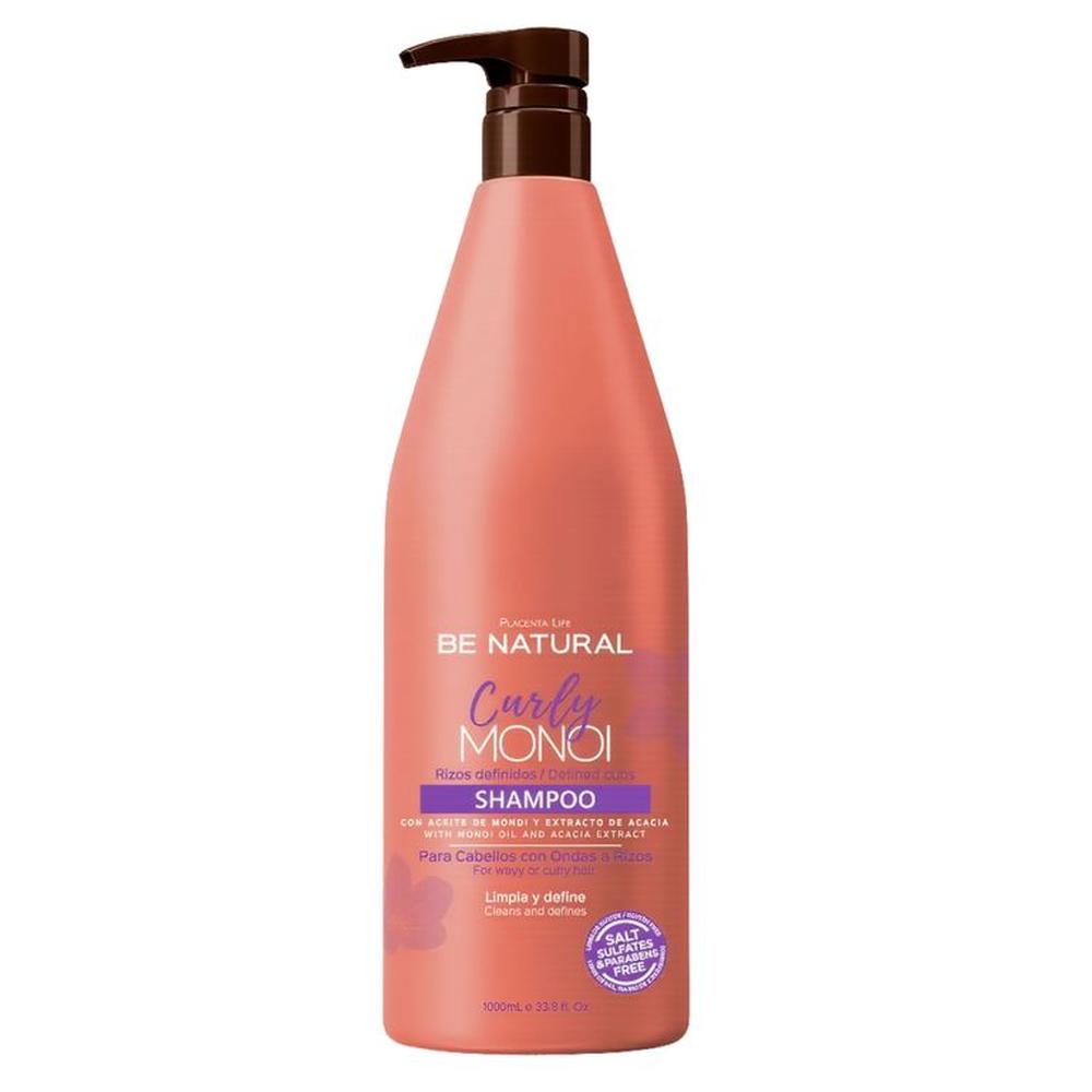 Shampoo Be Natural Rizos Definidos Curly Monoi 1 Lt - Be natural - Oechsle