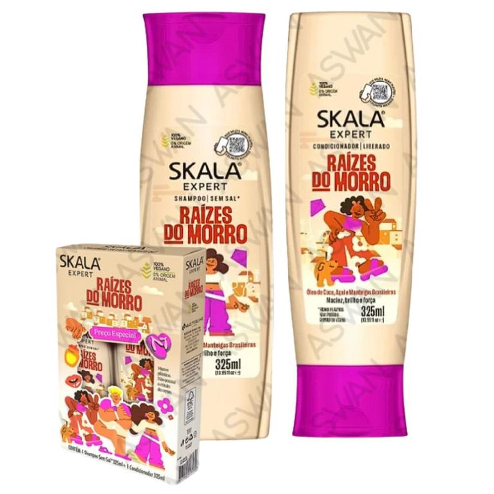 PACK RAÍZES DO MORRO SHAMPOO + ACONDICIONADOR 325ML - SKALA EXPERT ...