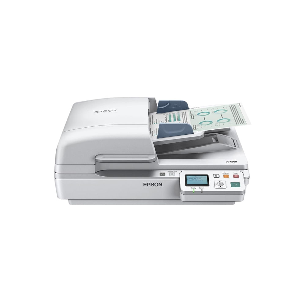 Escáner Epson WorkForce DS-6500, alta resolución de 1200 DPI, ideal ...