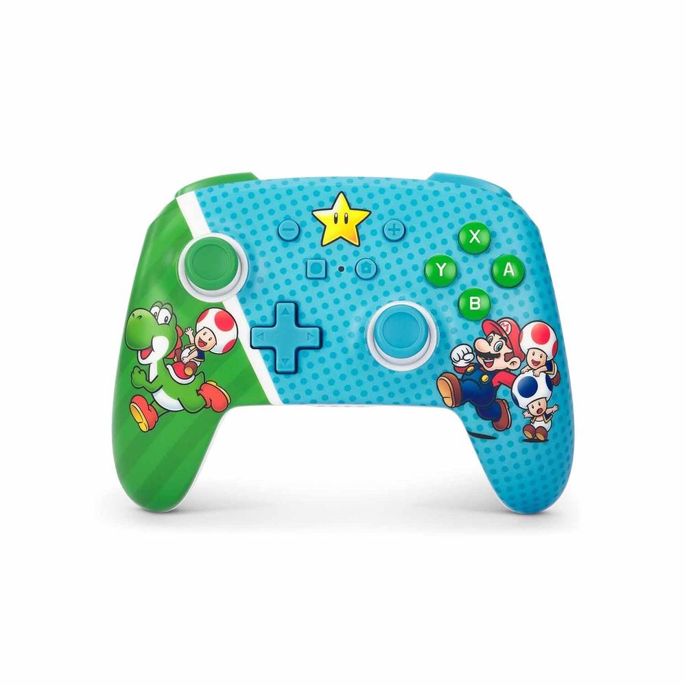 Mando Pro PowerA Wireless Nintendo Switch Mario Super Star Friends ...