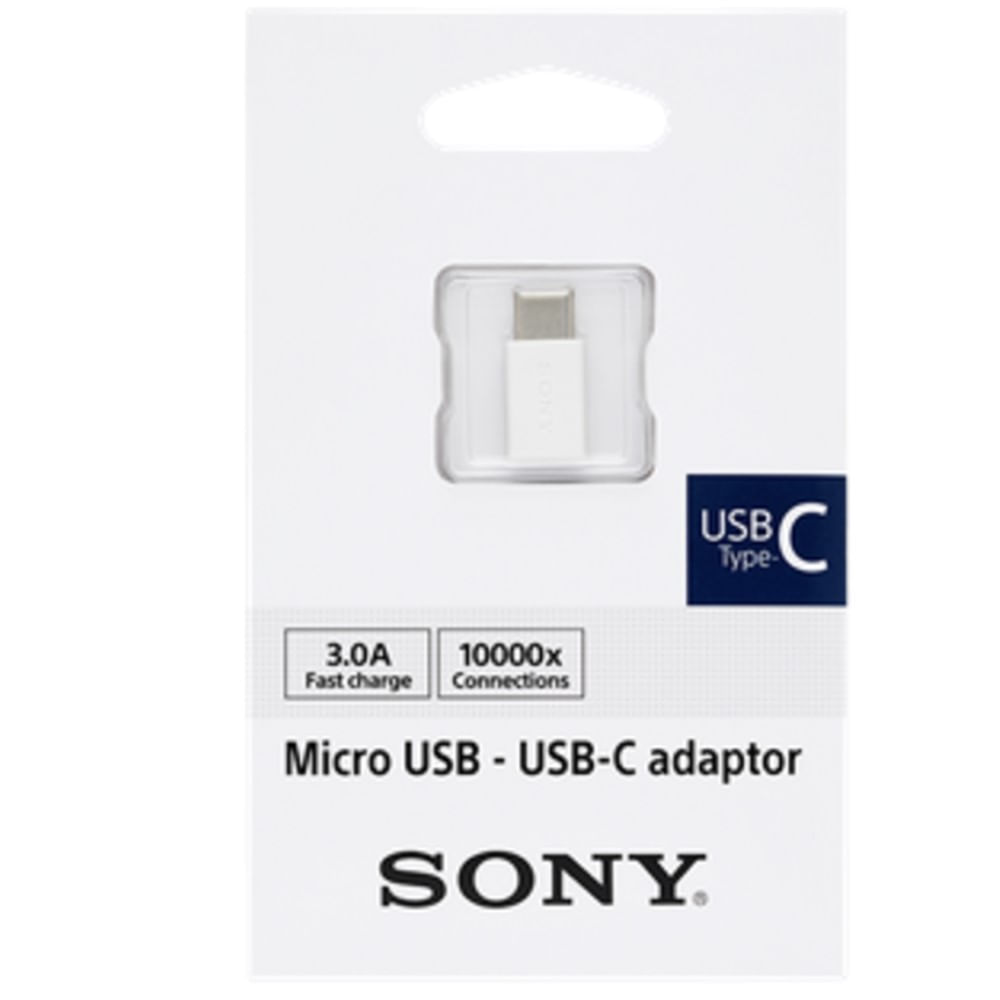 Mini Conector Sony Micro USB a USB-C Blanco - CP-BC0W - Oechsle