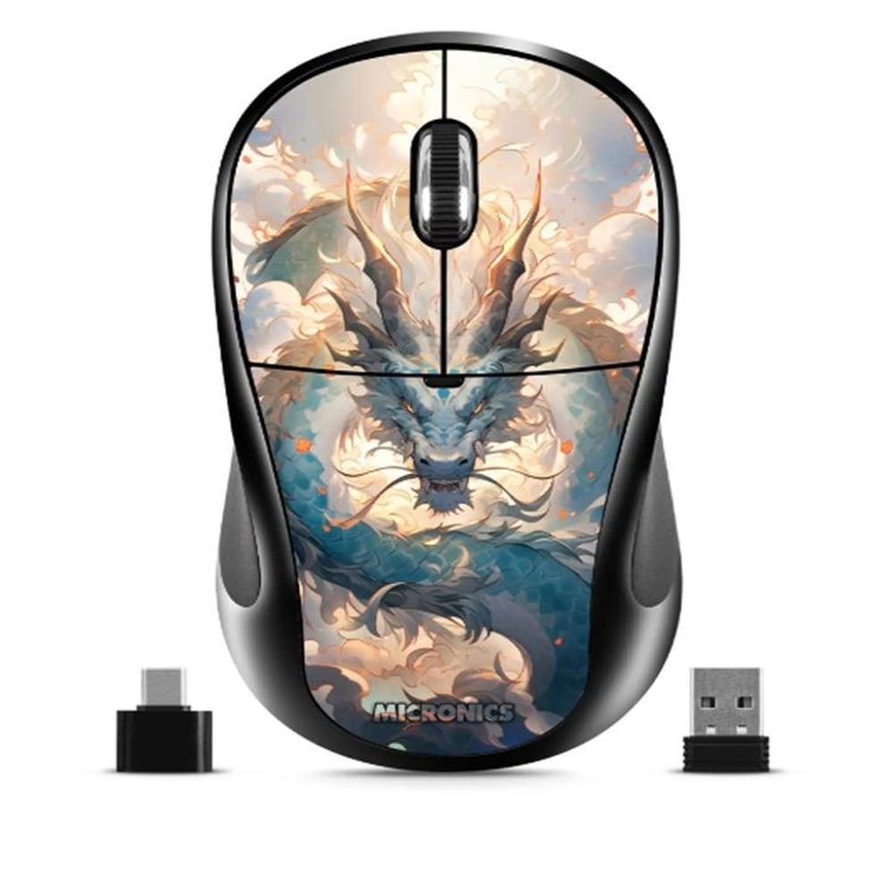 Mouse Inalámbrico Micronics Dragon 2 - MIC M733-2m - Oechsle