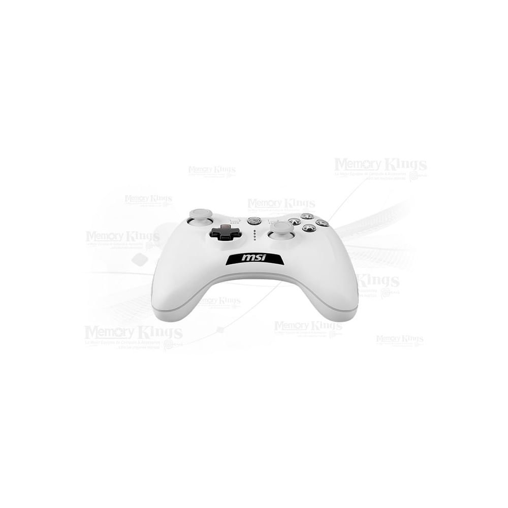 Gamepad MSI Force GC30 V2 blanco con vibración dual y conectividad ...