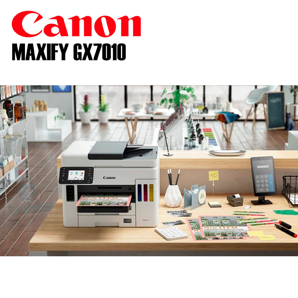 IMPRESORA MULTIFUNCIONAL CANON MAXIFY GX7010 WIFI - DÚPLEX - ADF - Oechsle