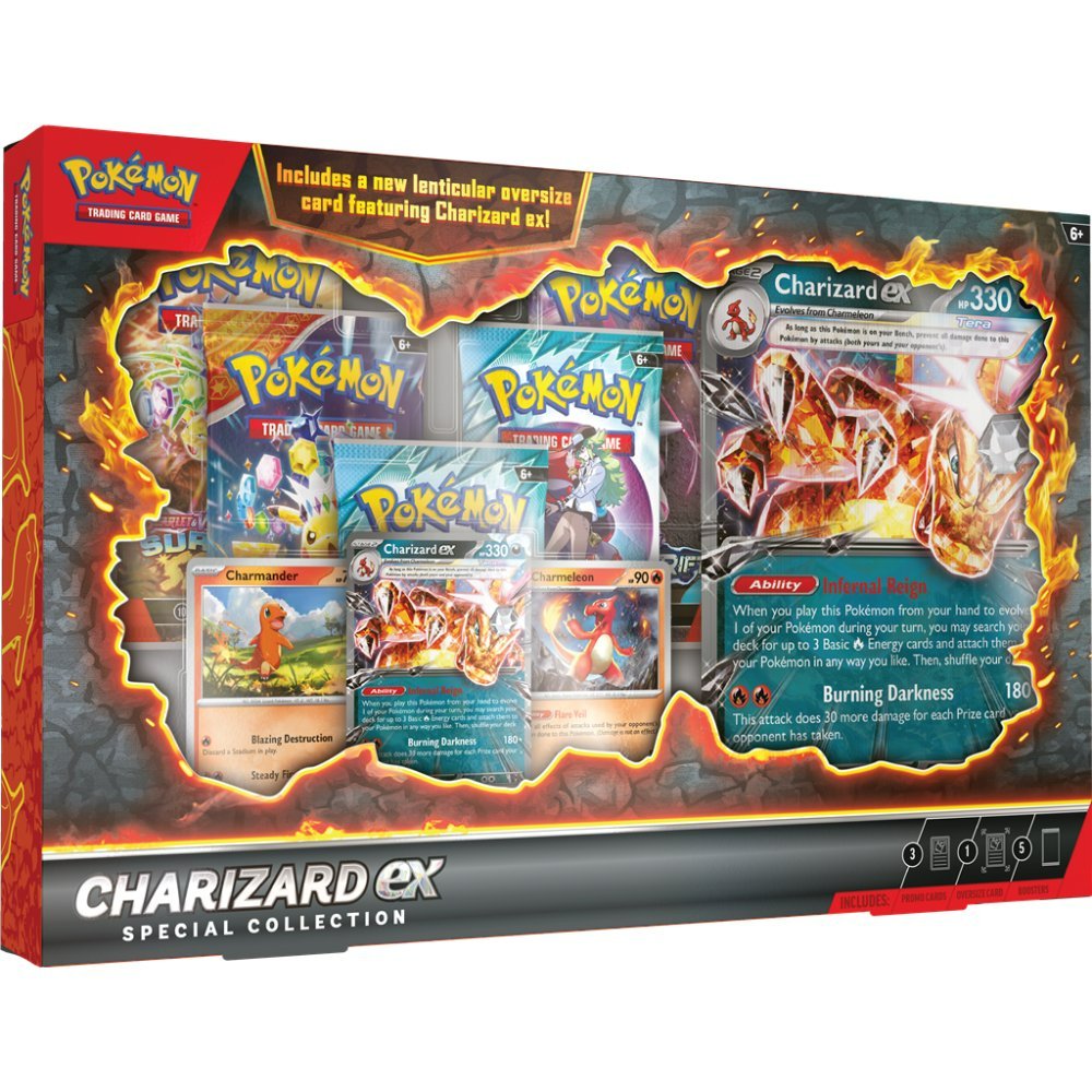 Cartas Pokemon TCG Charizard Cards Set Especial Inglés - Oechsle