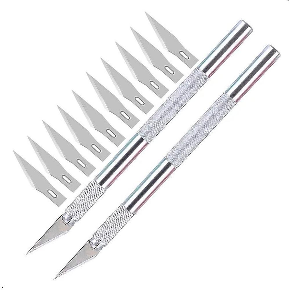 Cutter Bisturi De Precision Craft Y 5 Respuestos Por 2 Unid - Oechsle