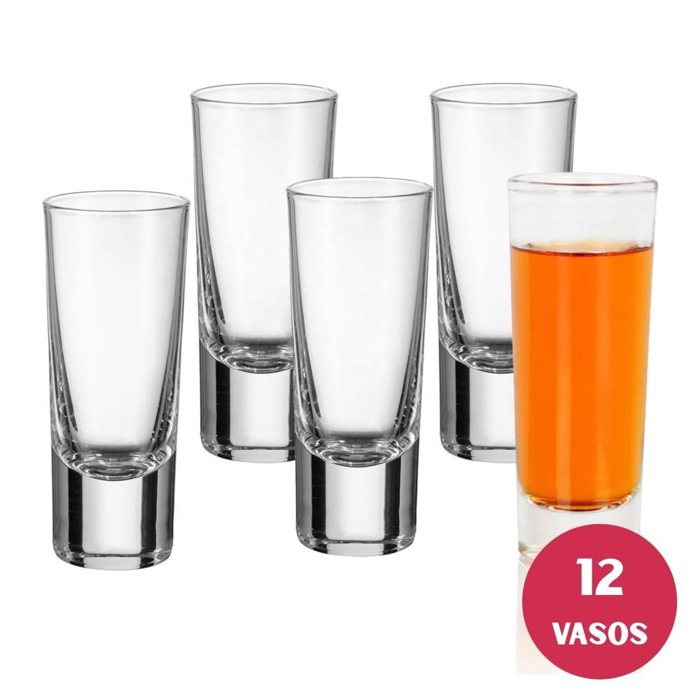 Vaso Shot Whiskero Tequilero 28ml Set x12 - Oechsle