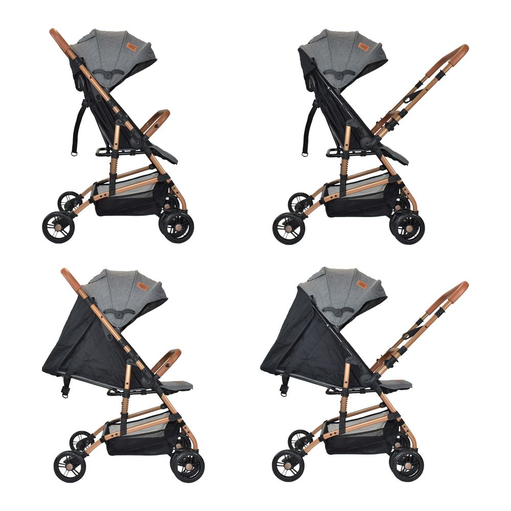 Combo Coche Para Bebé Circus Manija Reversible + Cuna Corral Colecho ...