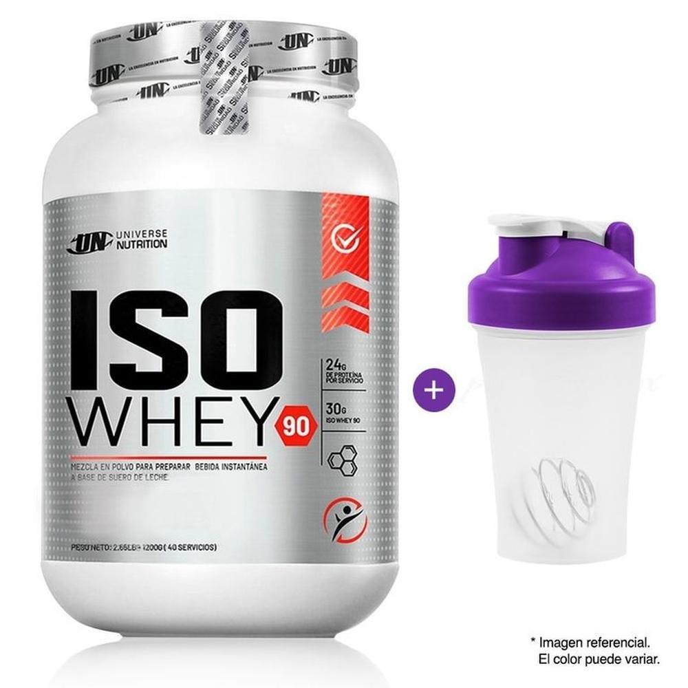 ISO WHEY 90 DE 1.1 KG UNIVERSE NUTRITION VAINILLA + SHAKER - Oechsle