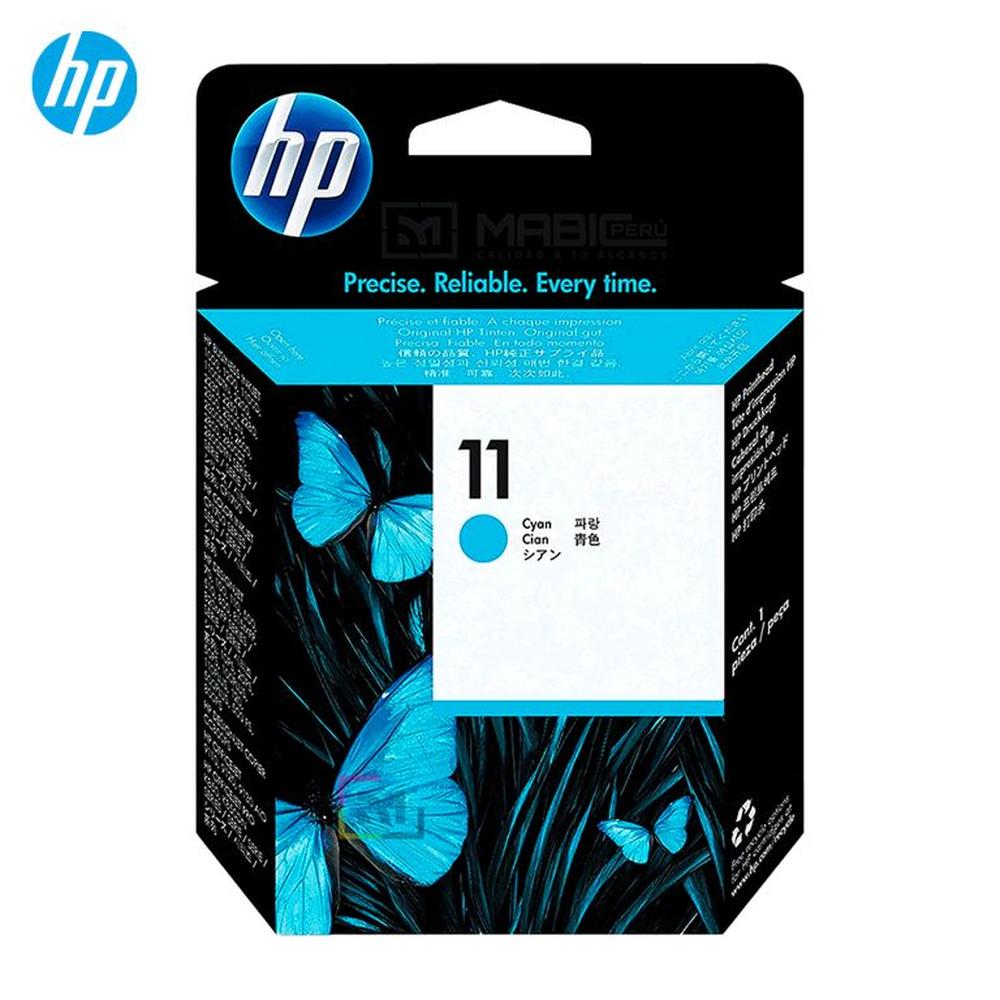 Cartucho de Tinta HP 11 Cian C4836A OfficeJet 110 1200 2300 Original ...