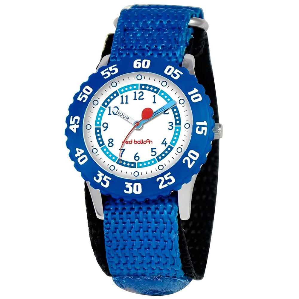 Reloj Infantil Red Balloon Cuarzo Analógico Acero Velcro Azul W000181 ...