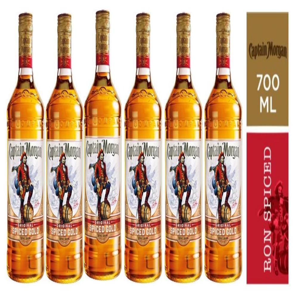 Ron CAPTAIN MORGAN 700ml - 6 UND - Oechsle