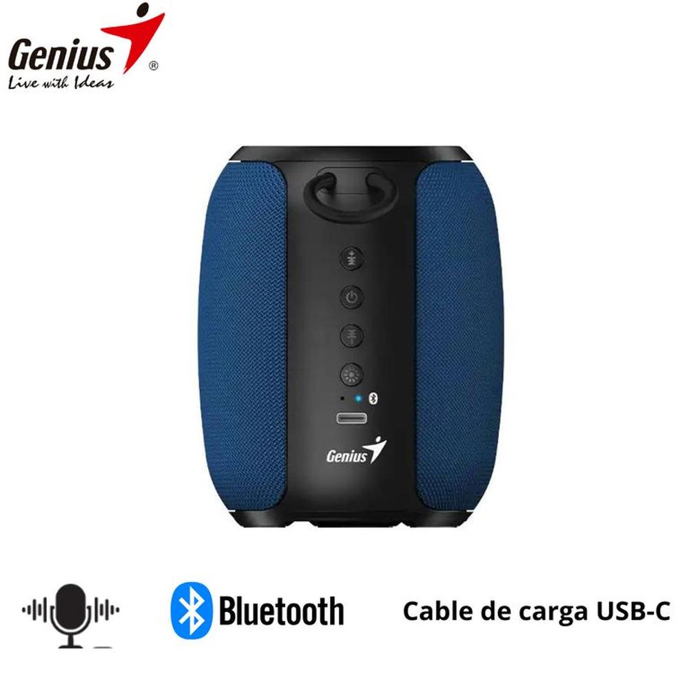 PARLANTE GENIUS SP-915BT BLUETOOTH 5W 6H MIC AI COPILOT RGB BLACKBLUE ...