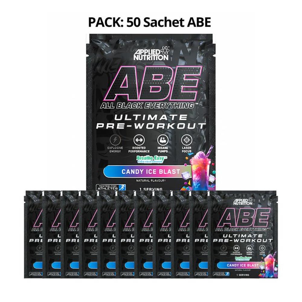 Pre Entreno ABE 50 servicios / Sachet - Candy Ice Blast - Oechsle