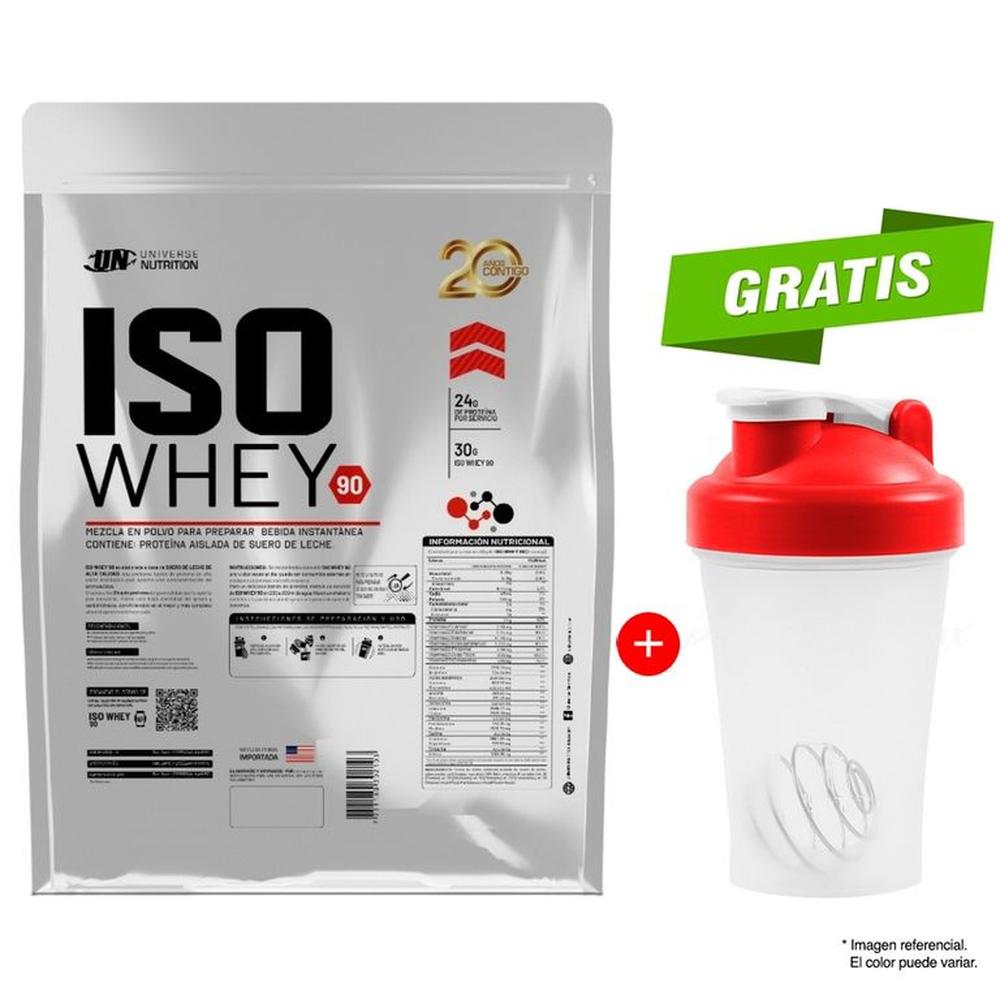 ISO WHEY 90 DE 5KG UNIVERSE NUTRITION CHOCOLATE + SHAKER - Oechsle
