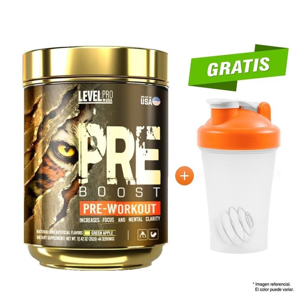 PRE BOOST Pre-Workout 352 Gramos Fruit Punch + Shaker - Oechsle