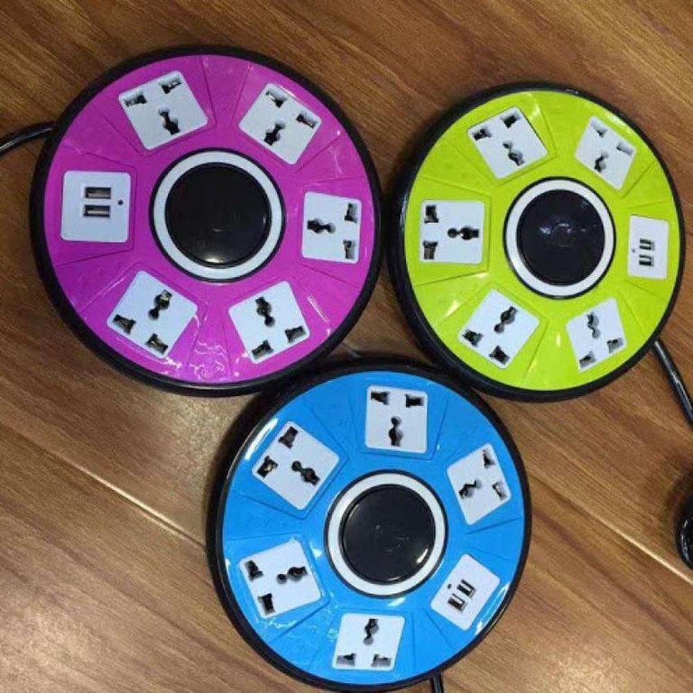 Tomacorriente, extesion multiple 5 tomas + 2 puertos usb - Oechsle