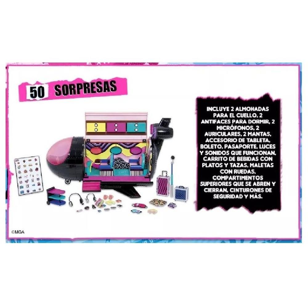 Avión Gigante lol Surprise 4 en 1 Jet OMG Remix 50 sorpresas - Oechsle