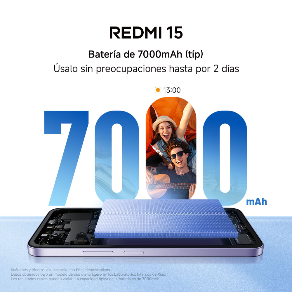Celular Redmi 15 8GB RAM 256GB ROM Titan Gray | Oechsle - Oechsle