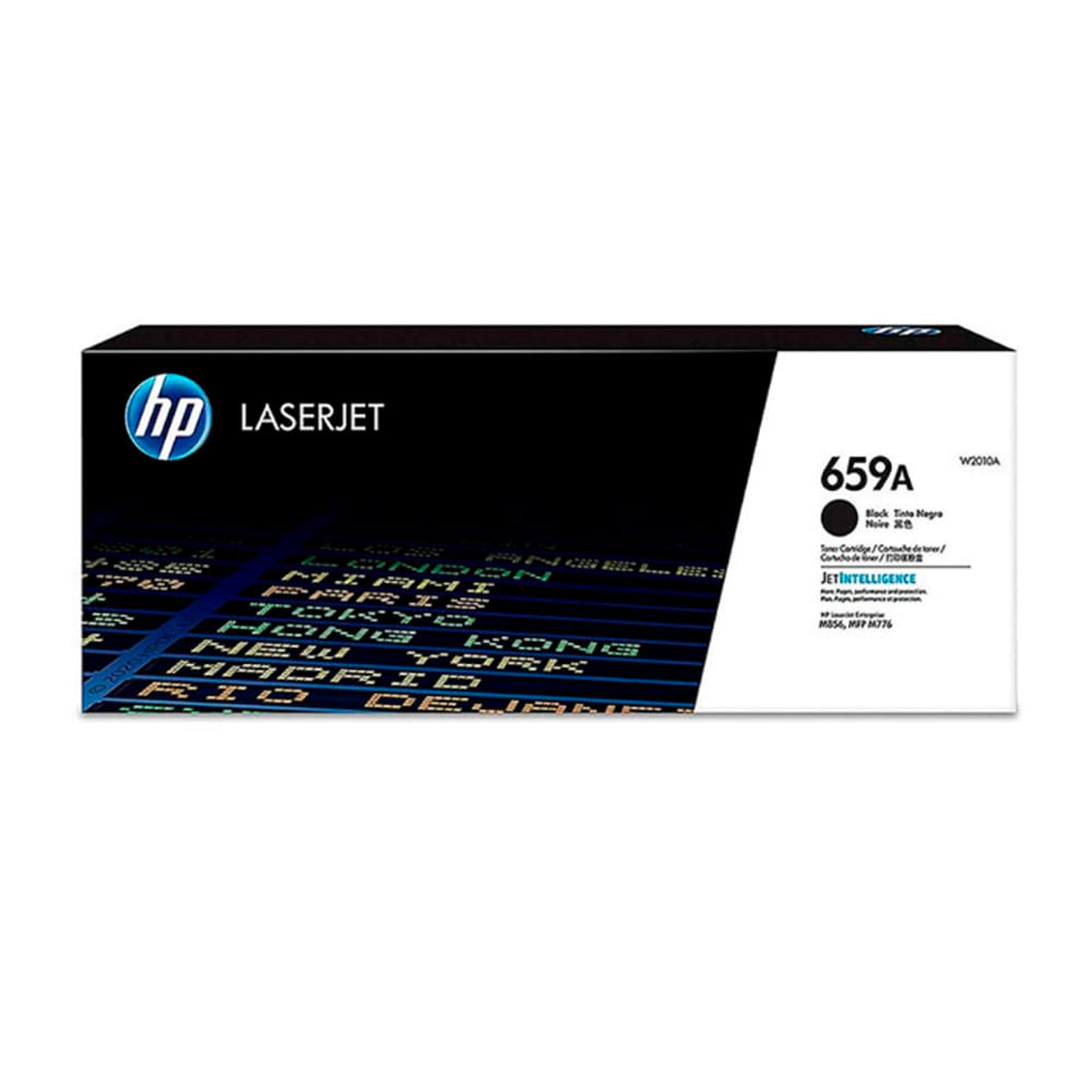 Tóner HP W2010A (659A) Negro para Impresora LaserJet M856 - 16,000 ...