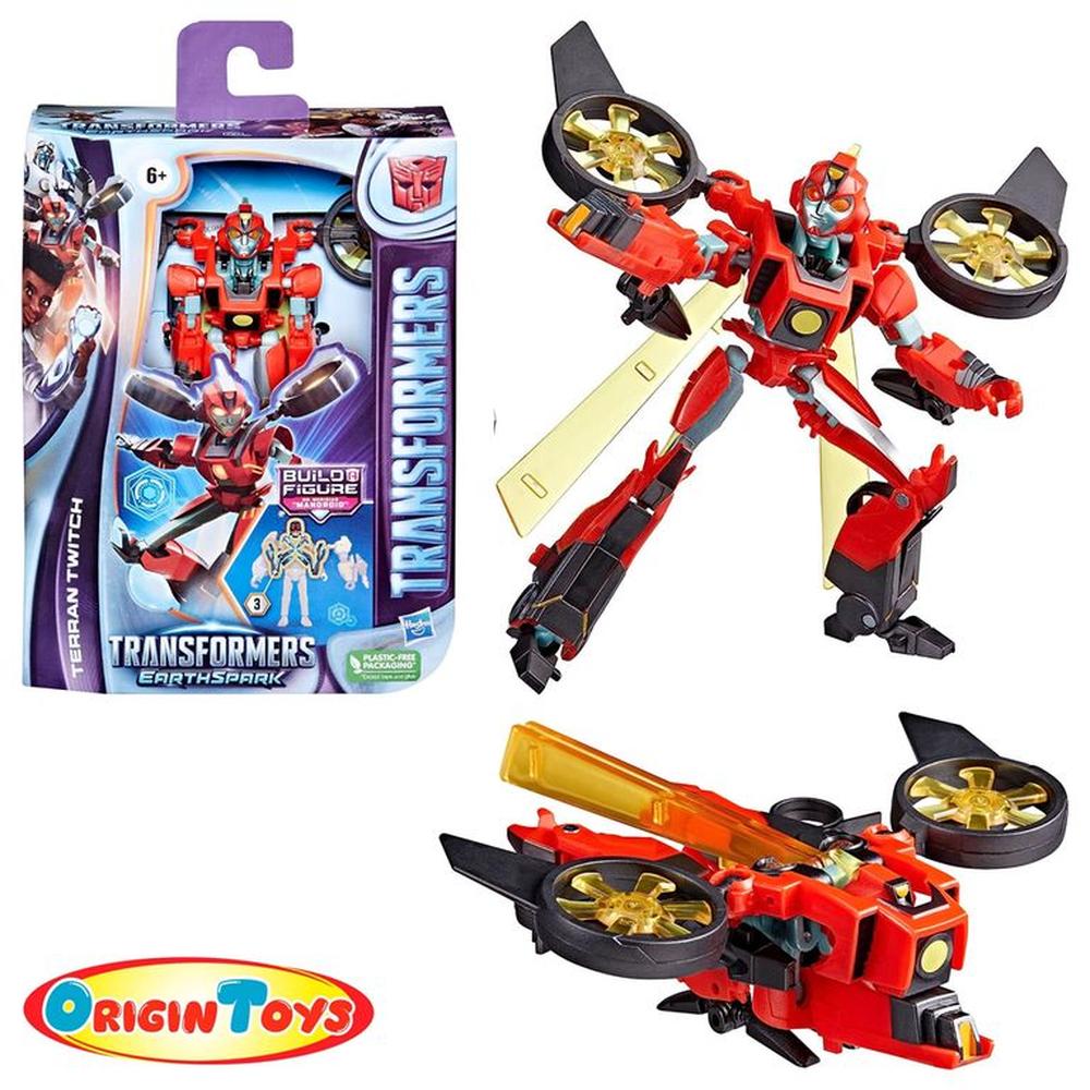 TRANSFORMERS - EARTHSPARK - DELUXE - TERRAN TWITCH Rojo | Oechsle - Oechsle