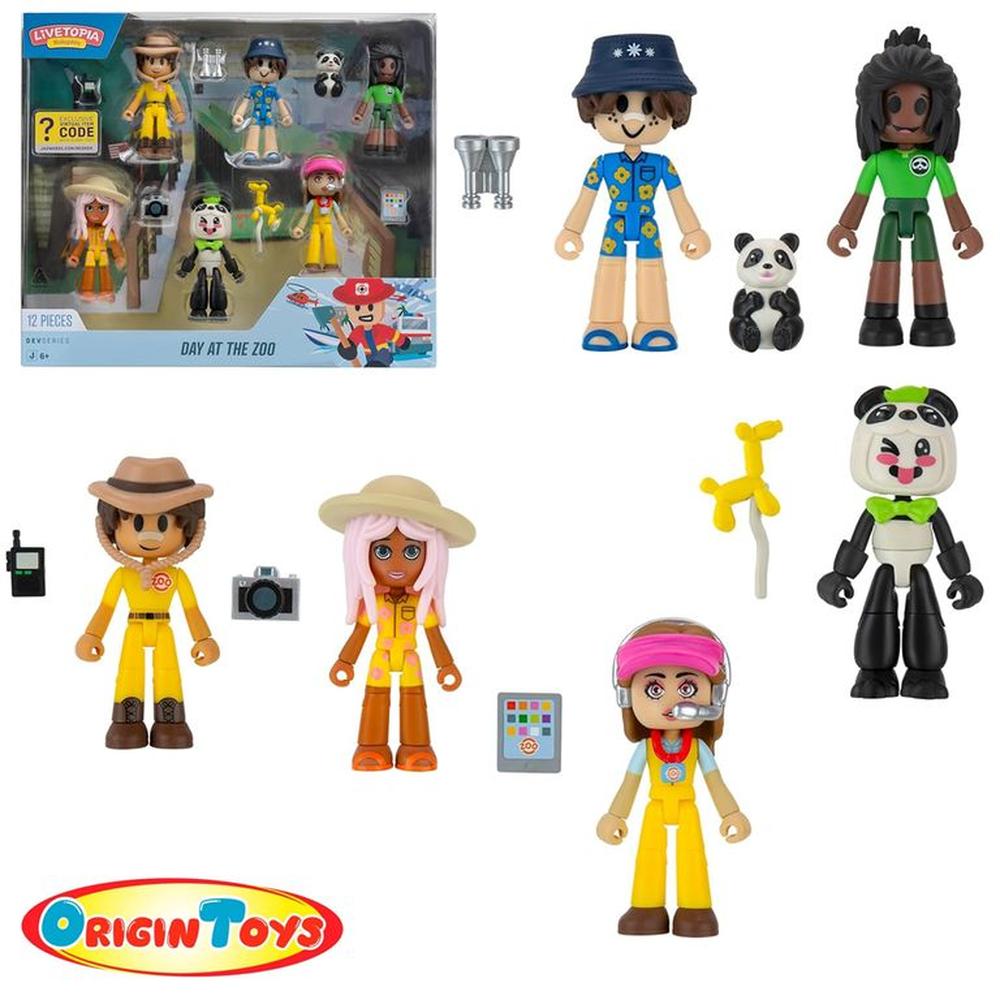 ROBLOX - MIX & MATCH - LIVETOPIA - DAY AT THE ZOO 6PCS - Oechsle