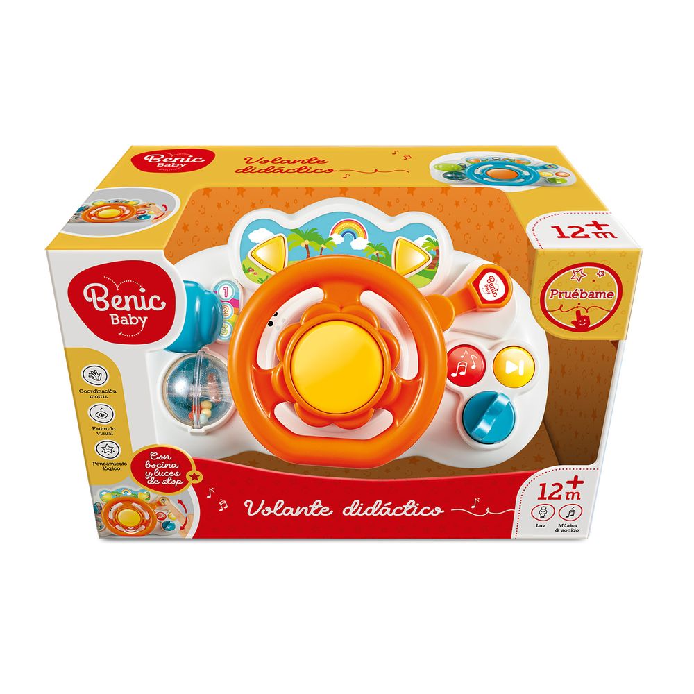 Volante Didáctico Para Bebé Benic Baby Con Luces Y Sonido | Oechsle.pe ...