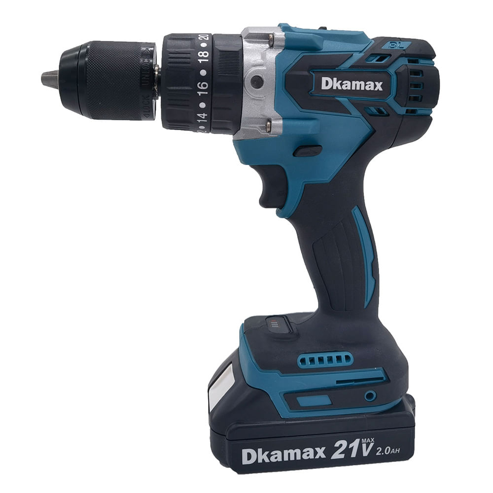 Taladro inalambrico Brushless DKAMAX -DKM-042 1/2” 21V,RPM 0-2150r/min ...