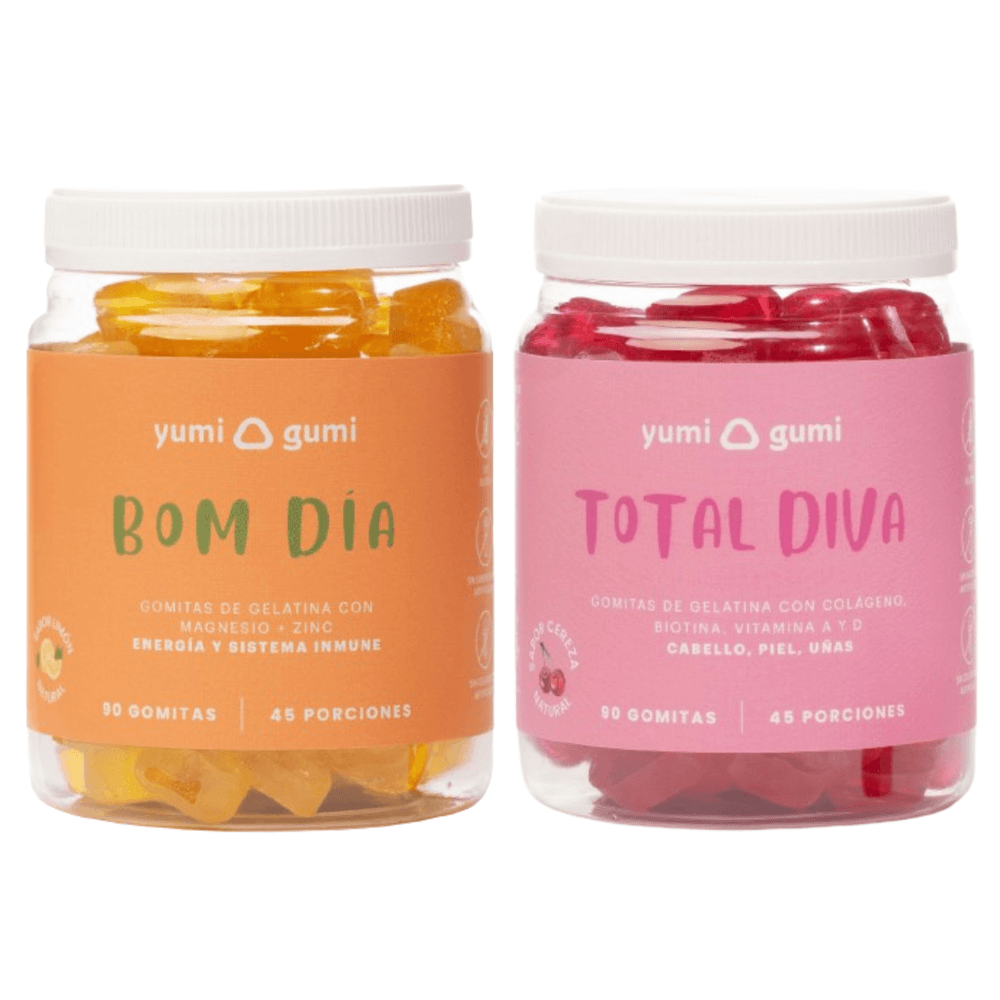 Pack Bom Día + Total Diva Gomitas Yumi Gumi 90 Und - Oechsle