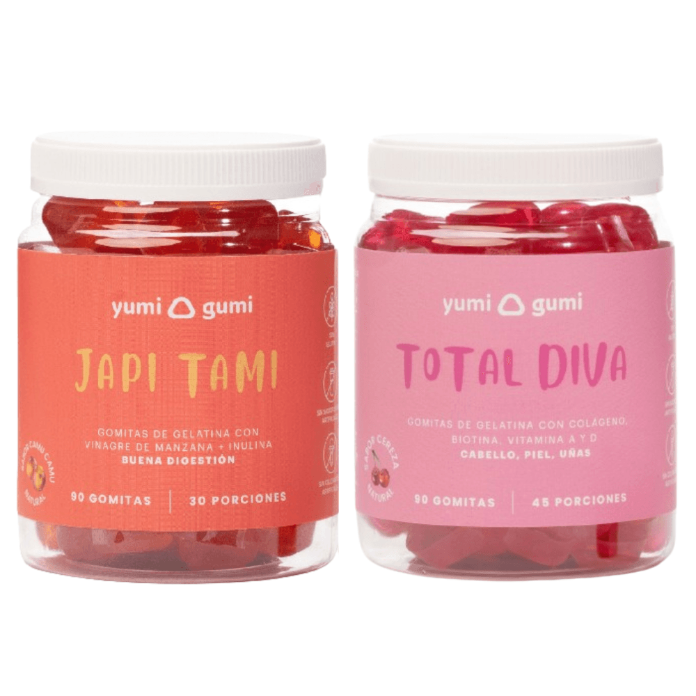 Pack Japi Tami + Total Diva Gomitas Yumi Gumi 90 Und - Oechsle