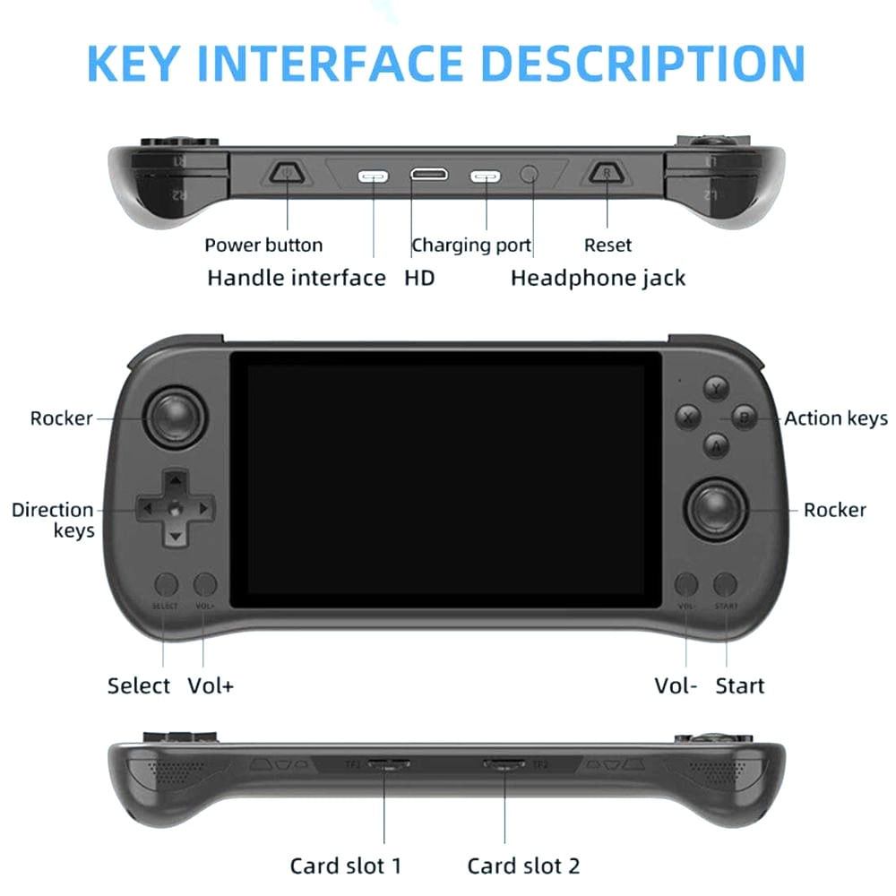 Consola Portátil Powkiddy X55 Negro - Oechsle