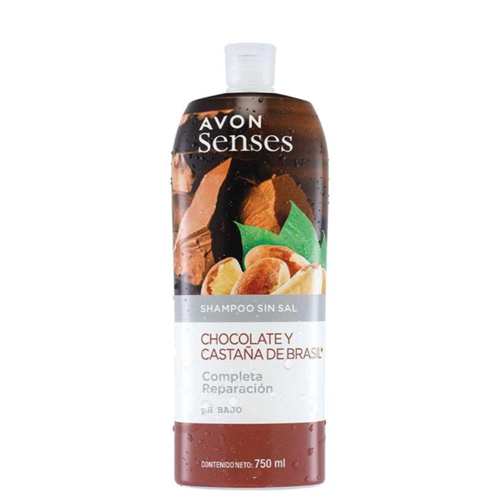 Shampoo Chocolate y Castaña De Brasil 750ml Avon Senses - Oechsle