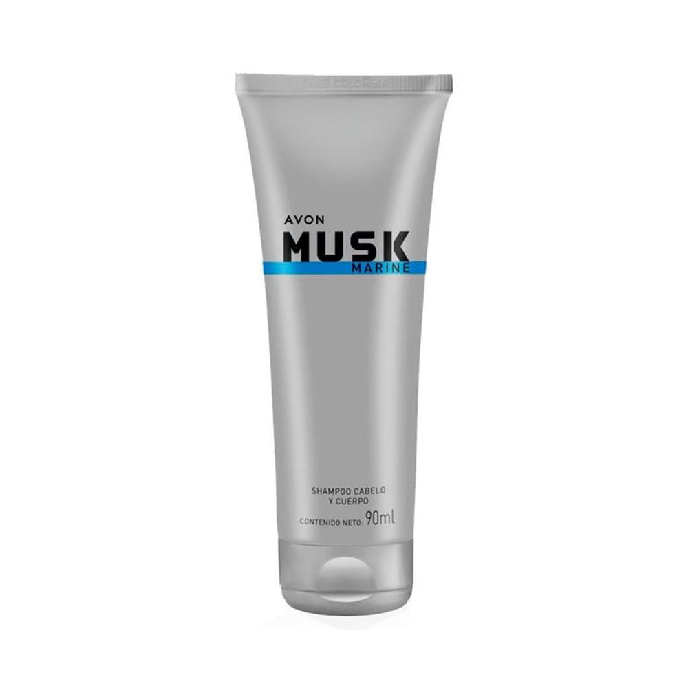 Musk Marine Shampoo Para Cabello y Cuerpo 90ML - Oechsle