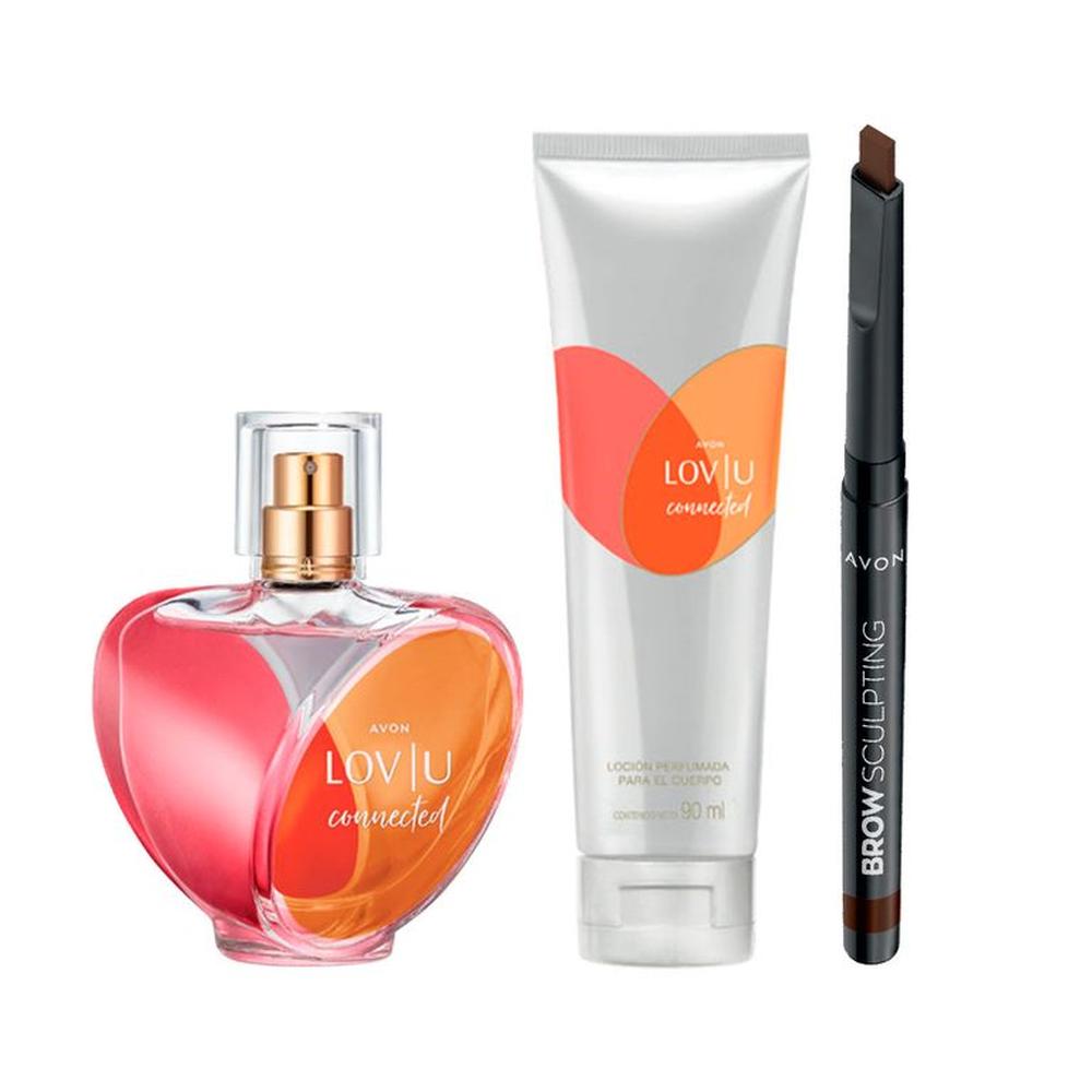 Lov U Connected Perfume de Mujer con Locion y Del Ceja - Oechsle