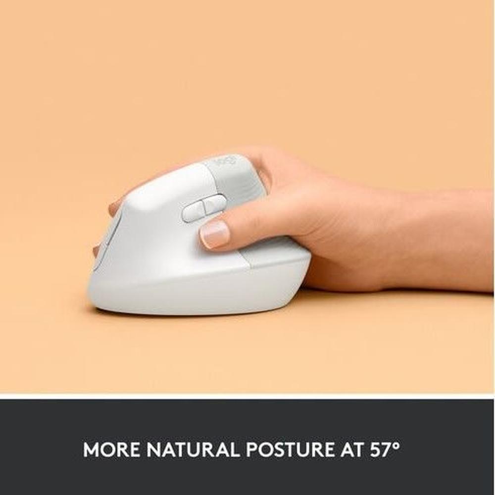 Mouse Logitech Vertical MX Lift Bluetooth Ergonómico - Blanco | Oechsle ...