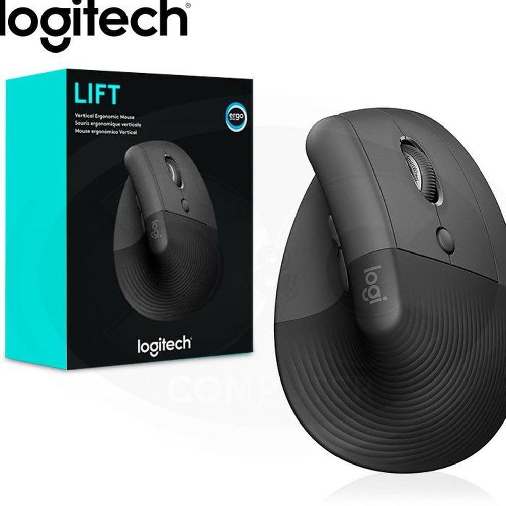 Mouse Logitech Vertical MX Lift Bluetooth Ergonómico - grafito negro ...