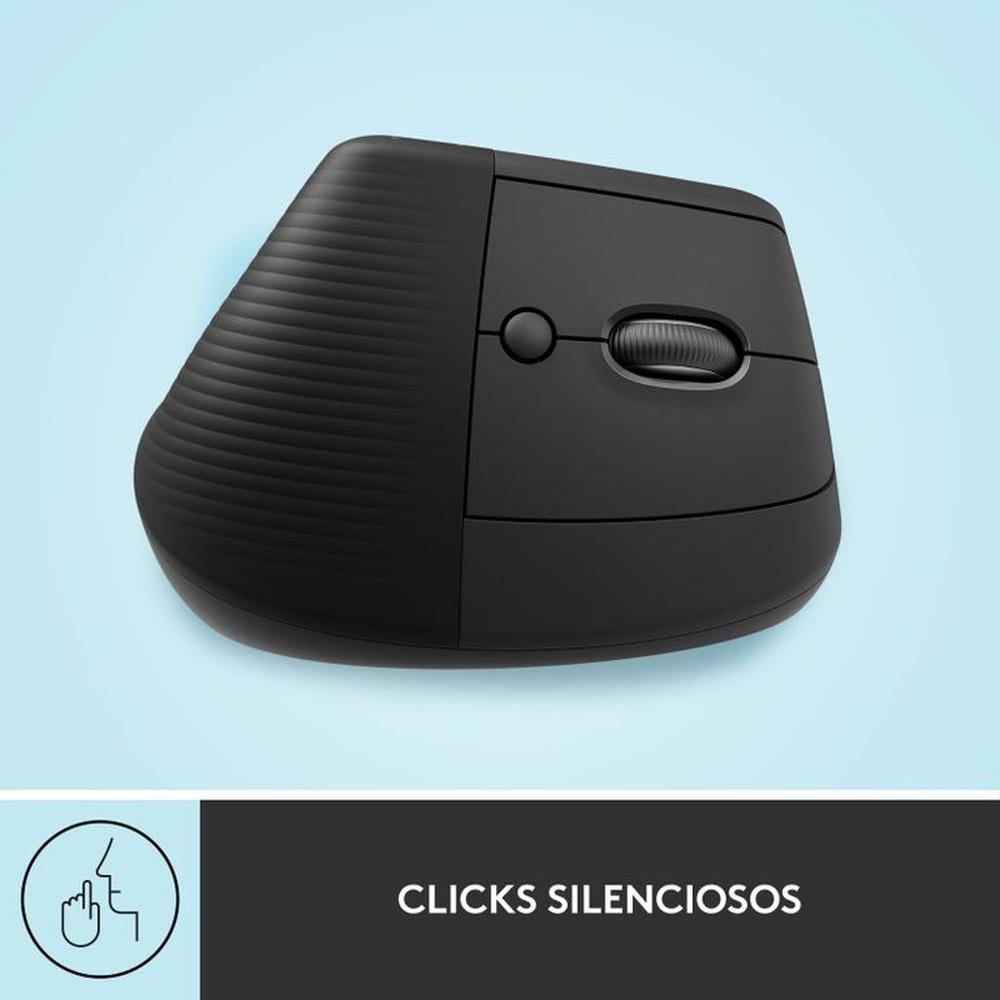 Mouse Logitech Vertical MX Lift Bluetooth Ergonómico - grafito negro ...
