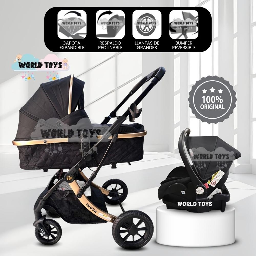Coche Moisés Travel System INOVA PRO de Lujo Pink - Oechsle
