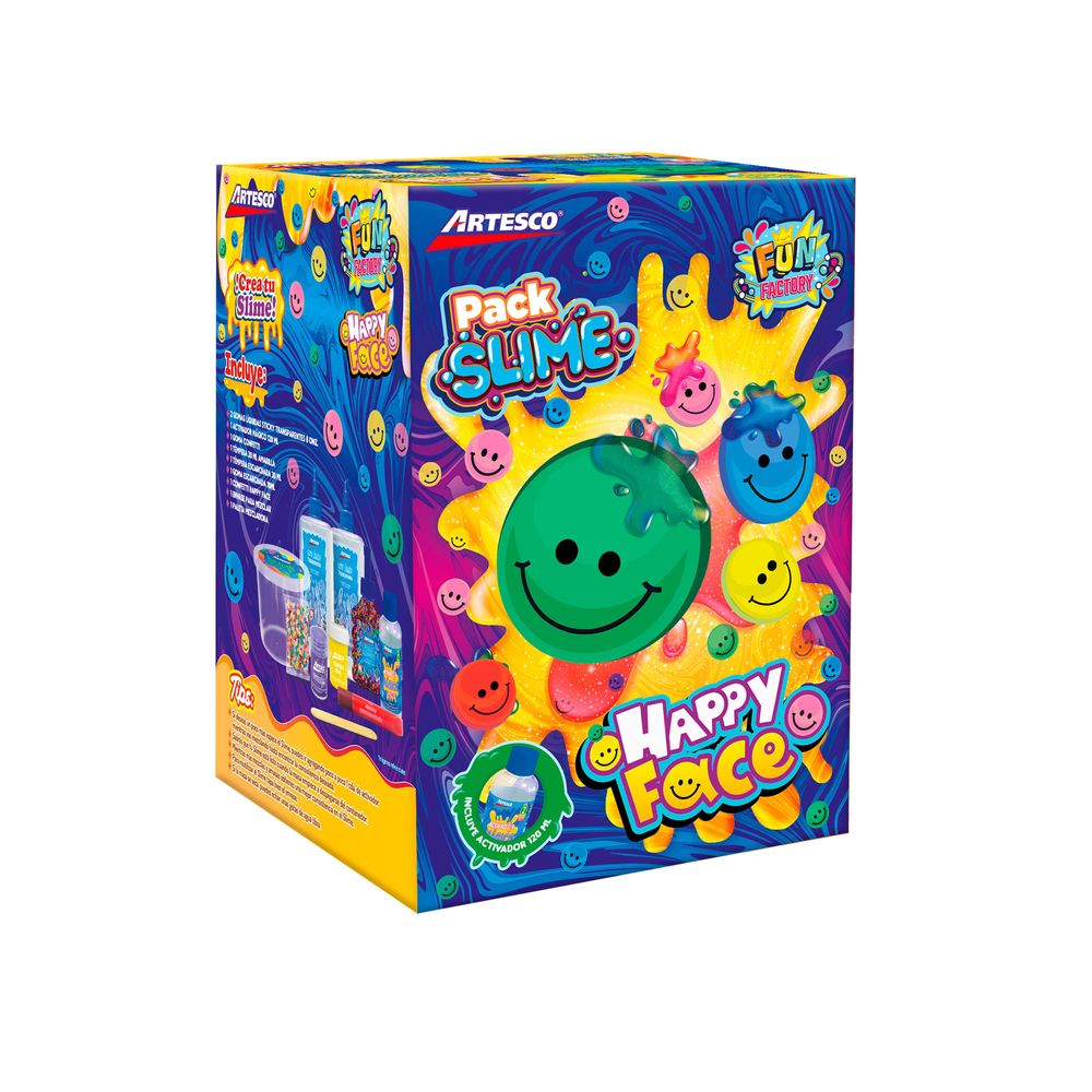 Pack slime happy faces ARTESCO - Oechsle