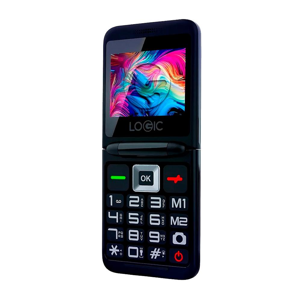 Logic Z3l 4g Celular Plegable Botones Grandes Sos Dual Sim Negro ...