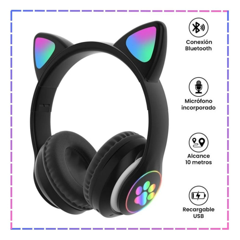 AUDIFONOS CAT GAMING CON LUZ LED STN-28 | Oechsle - Oechsle