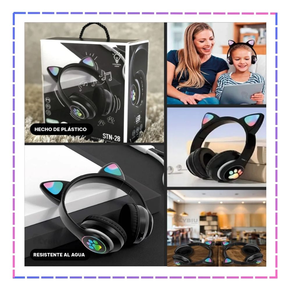 AUDIFONOS CAT GAMING CON LUZ LED STN-28 | Oechsle - Oechsle