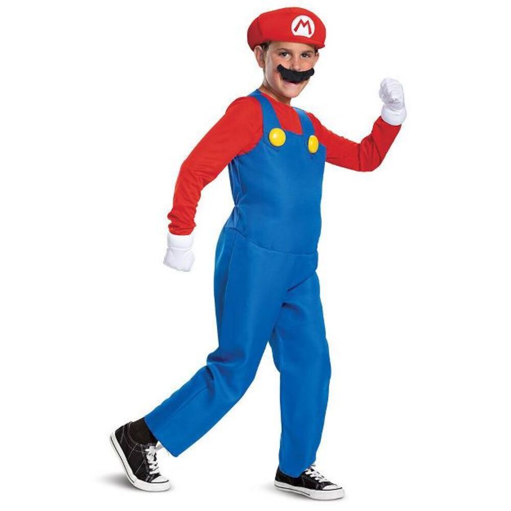 DISFRAZ SUPER MARIO - MARIO BROS DISGUISE TALLA M 7-8 | Oechsle - Oechsle