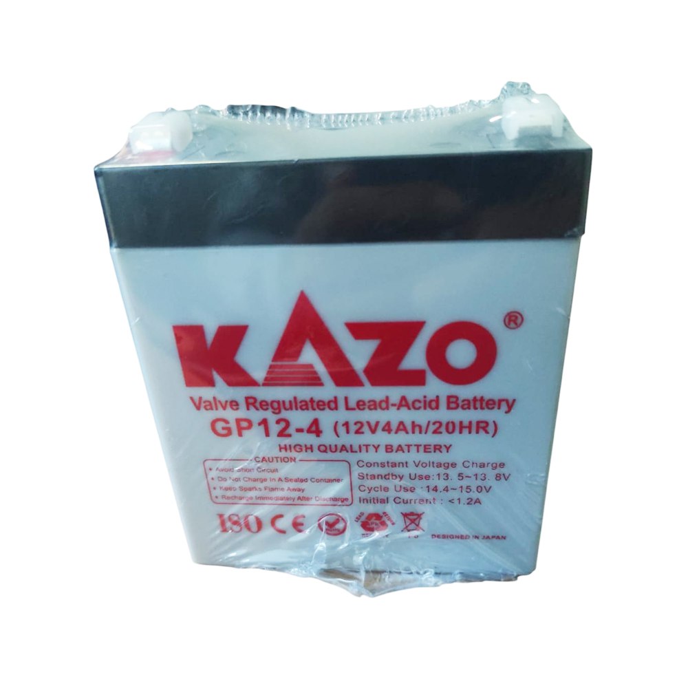 Batería Seca 12v 4ah 20hr Gp12-4 Kazo Recargable Alarma Ups | Oechsle ...