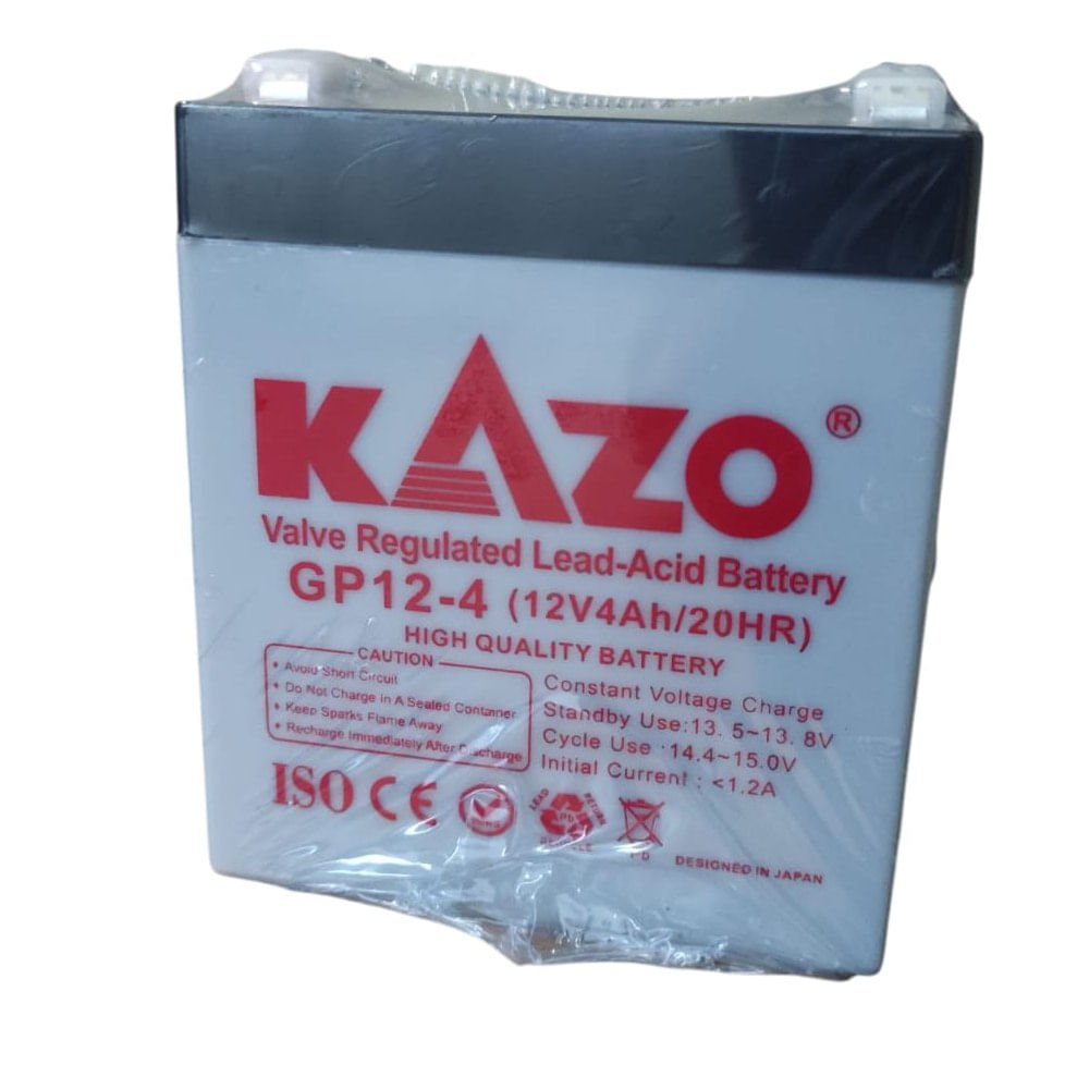 Batería Seca 12v 4ah 20hr Gp12-4 Kazo Recargable Alarma Ups | Oechsle ...