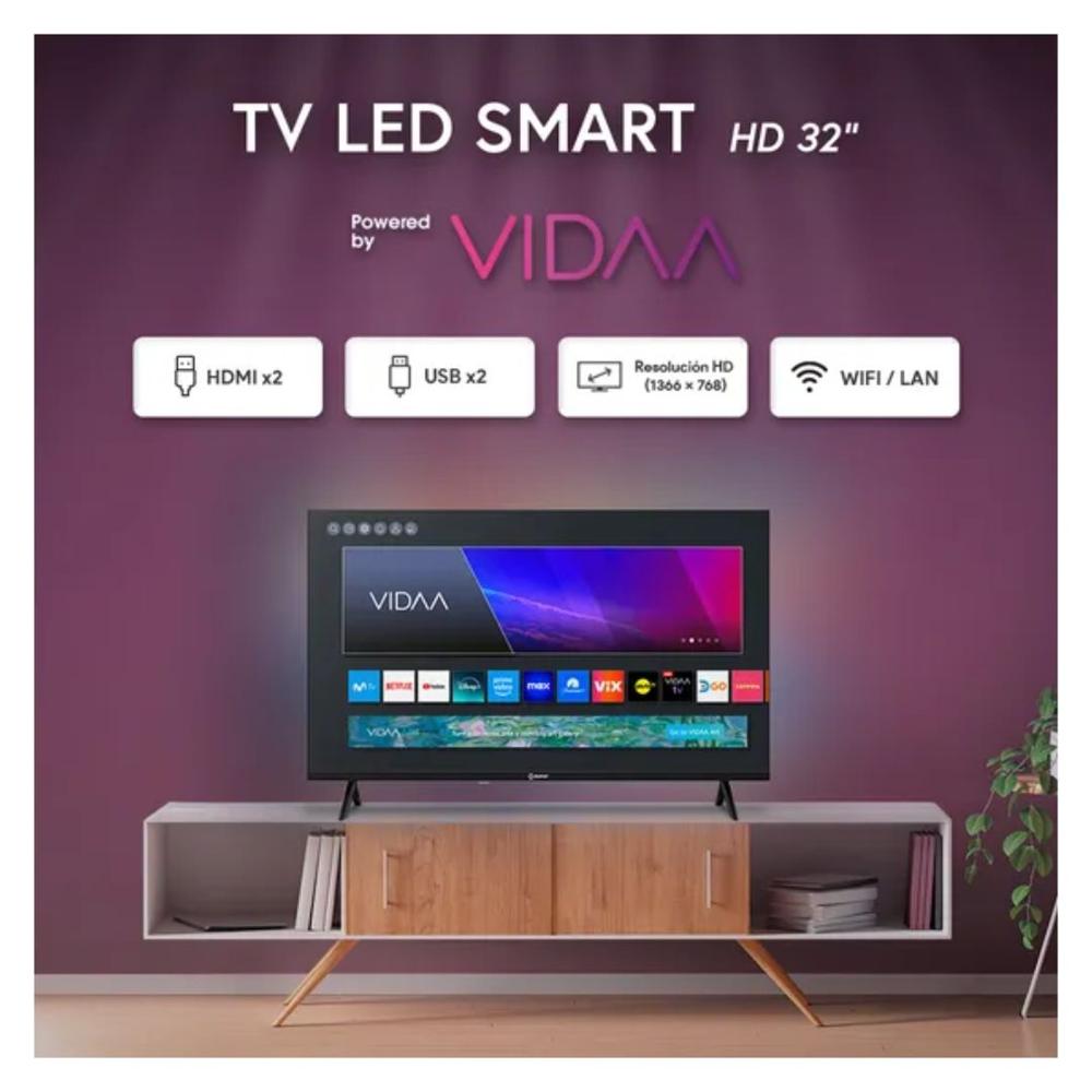 TELEVISOR OEM 32 SMART TV VIDAA HD LED - MS32-E205 - Oechsle