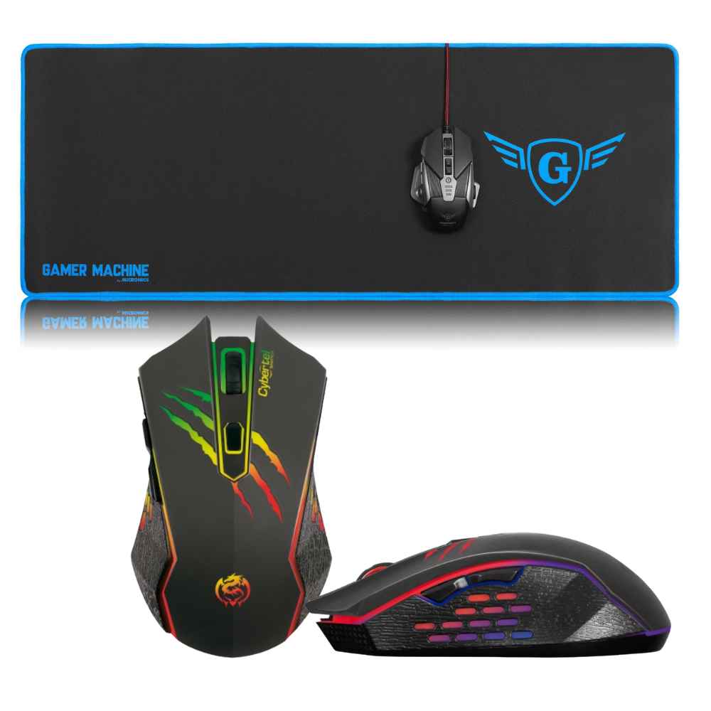 Pack Mouse Sniper CYB M517 Gamer USB RGB 3200DPI - Pad Mouse Pad Mouse ...