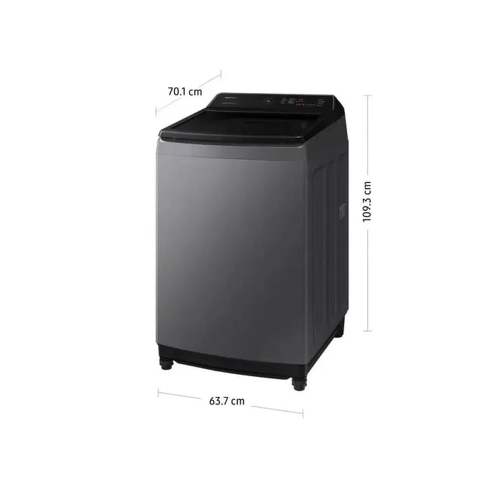 LAVADORA SAMSUNG 19KG WA19CG6441BD ECOBUBBLE GRIS OSCURO - Oechsle