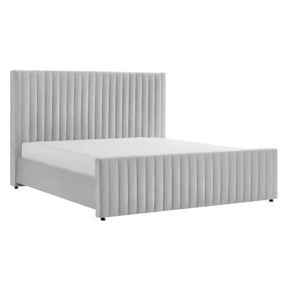 Dormitorio King Drizzy Gris Claro Shego - Oechsle